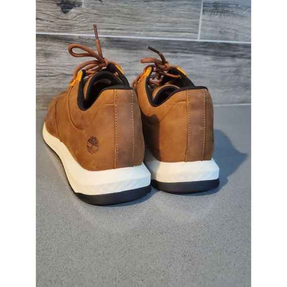 Timberland | Shoes | Timberland Tan Leather Tennis Shoes | Poshmark